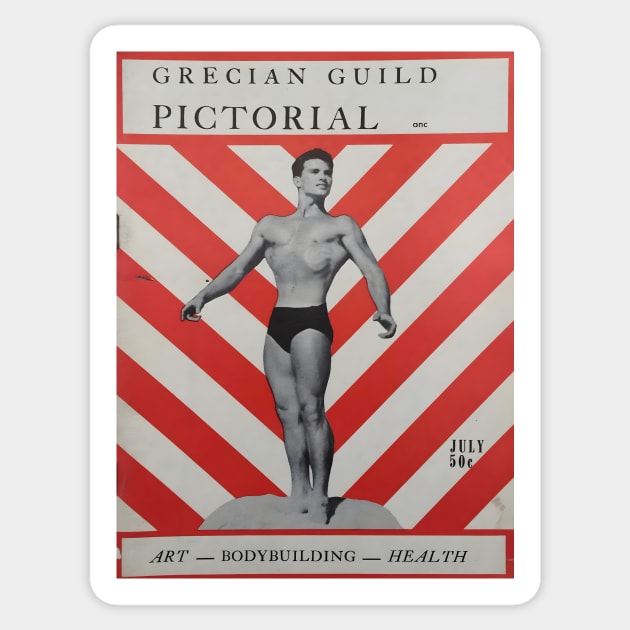 Grecian Guild Pictorial - Vintage Physique Muscle Male Model Magazine Cover - Male Physique ...